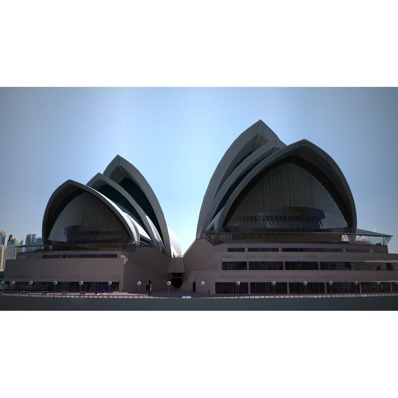 3d model of sydney opera house