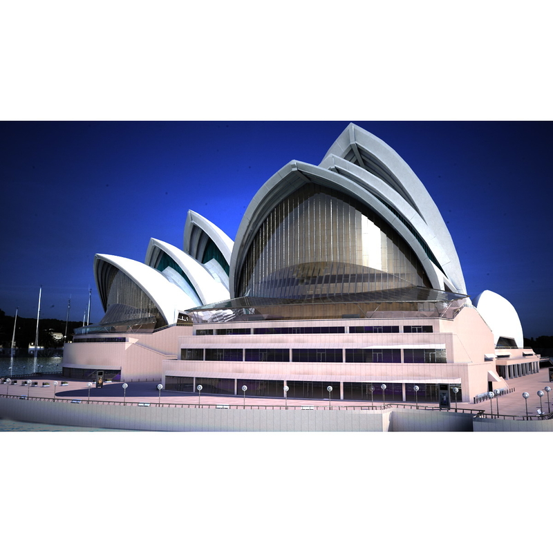 3d model of sydney opera house