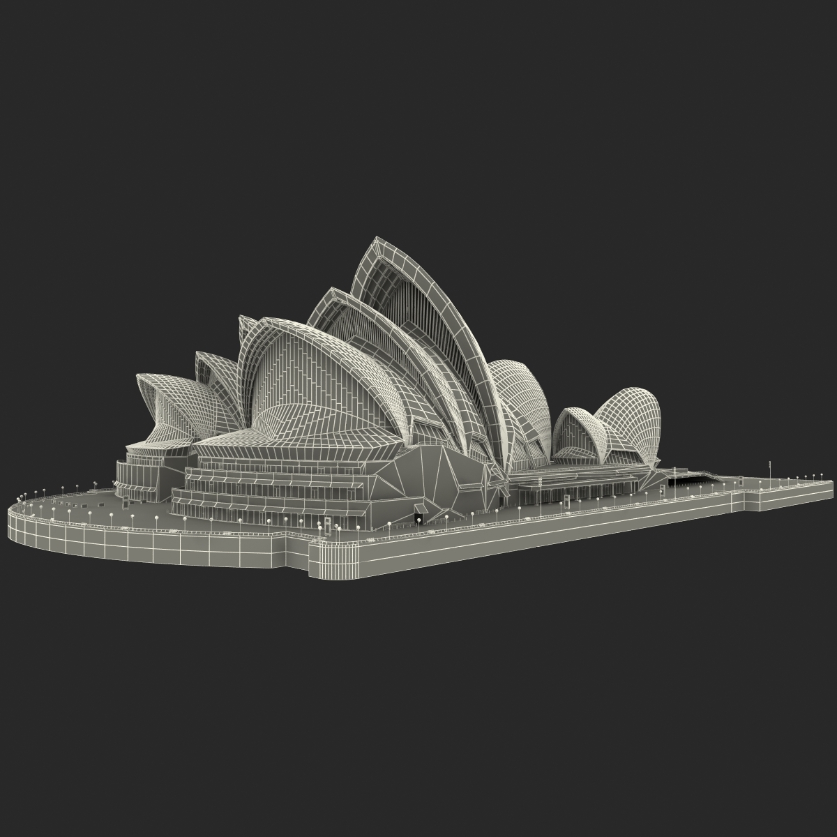 3d model of sydney opera house