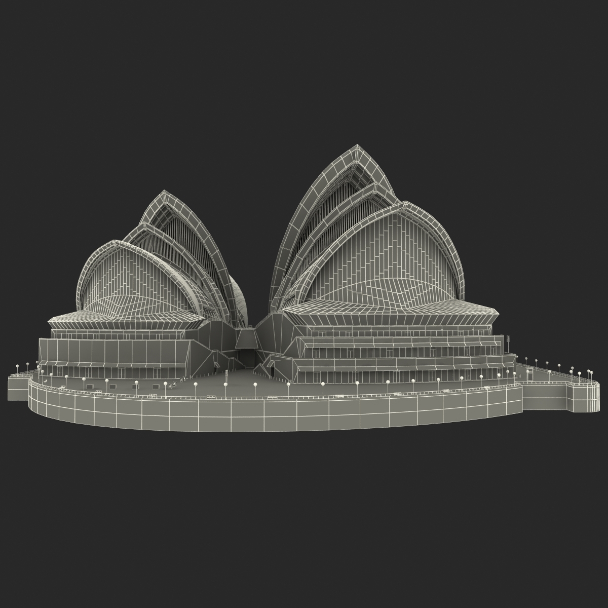 3d model of sydney opera house