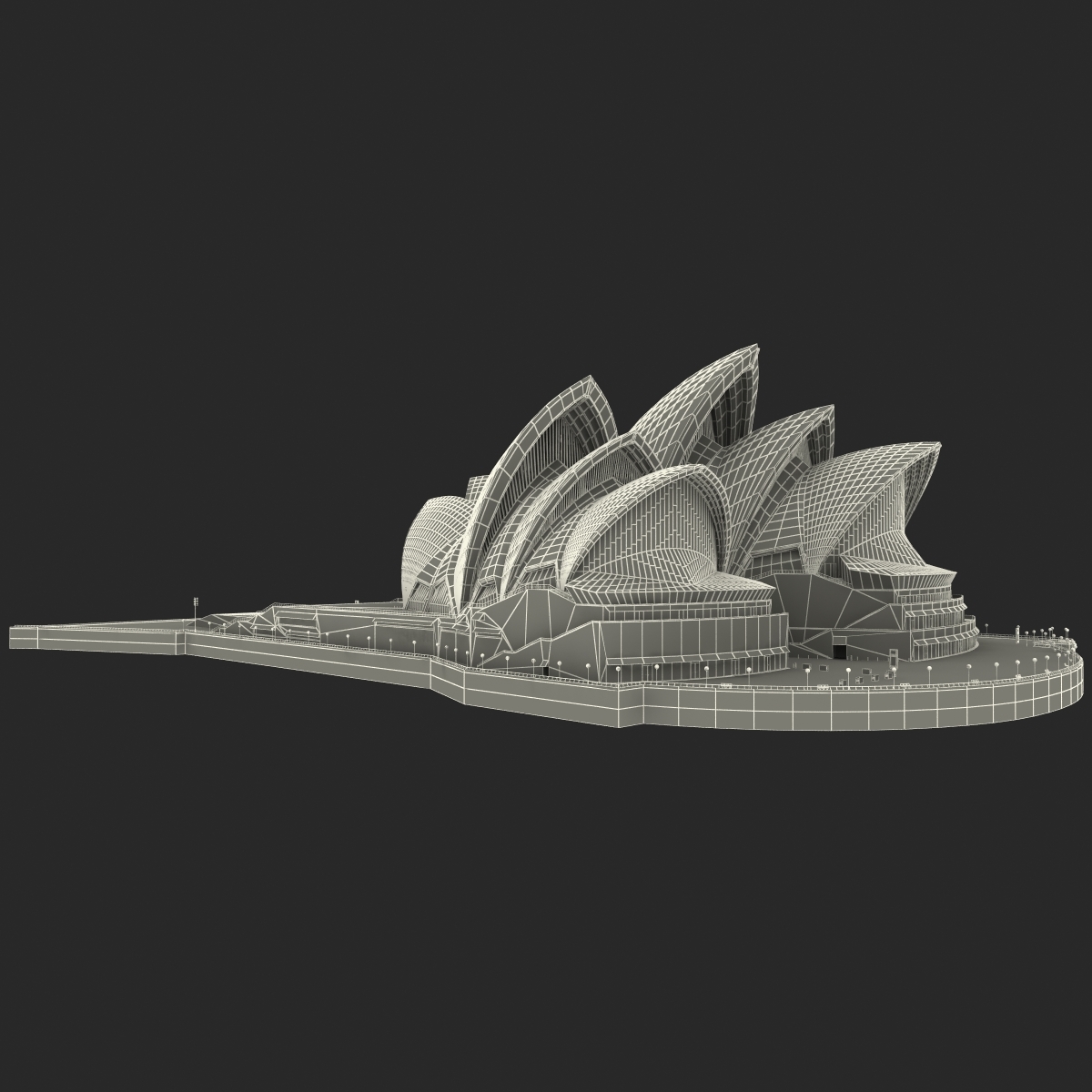 3d model of sydney opera house
