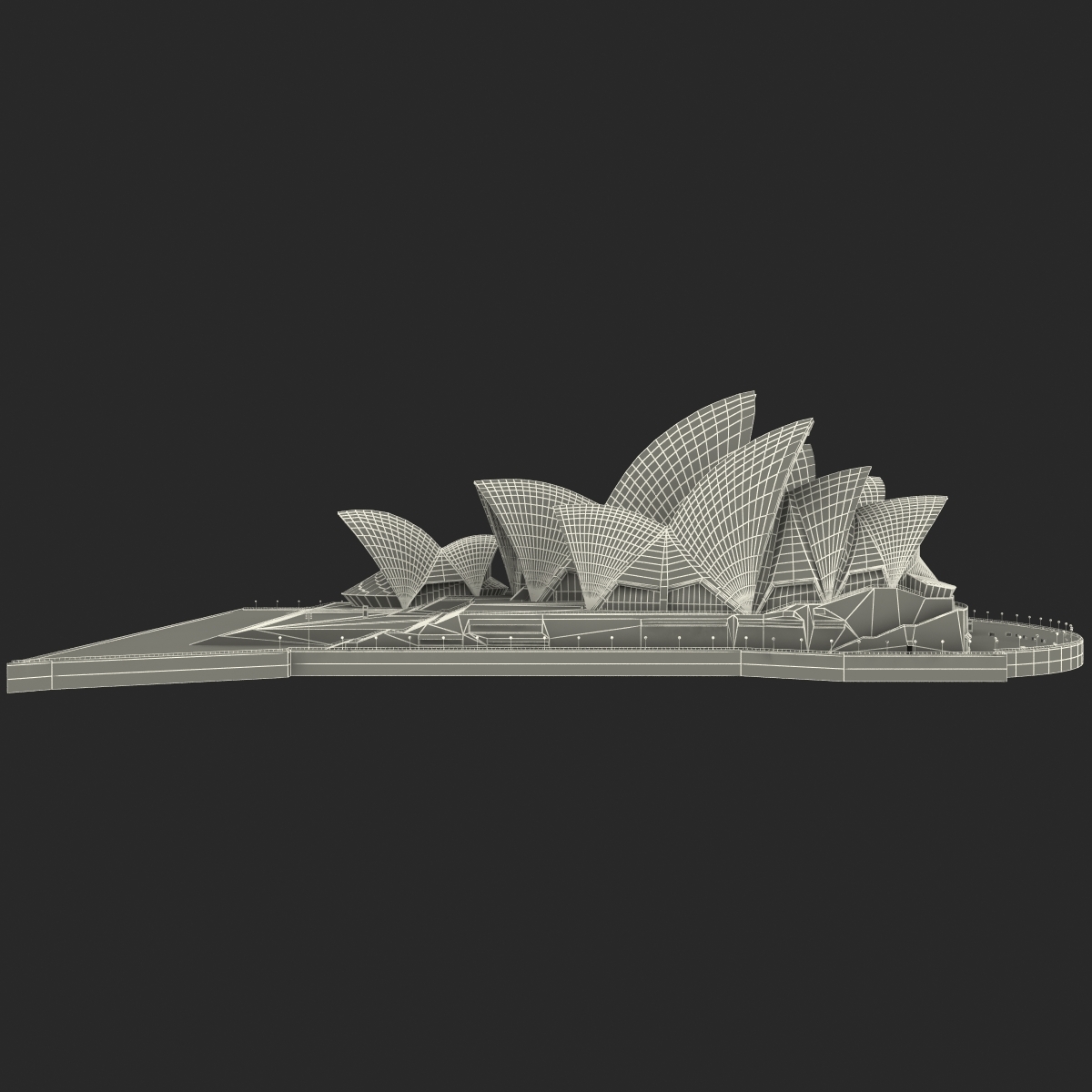 3d model of sydney opera house