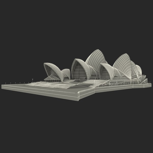 3d model of sydney opera house