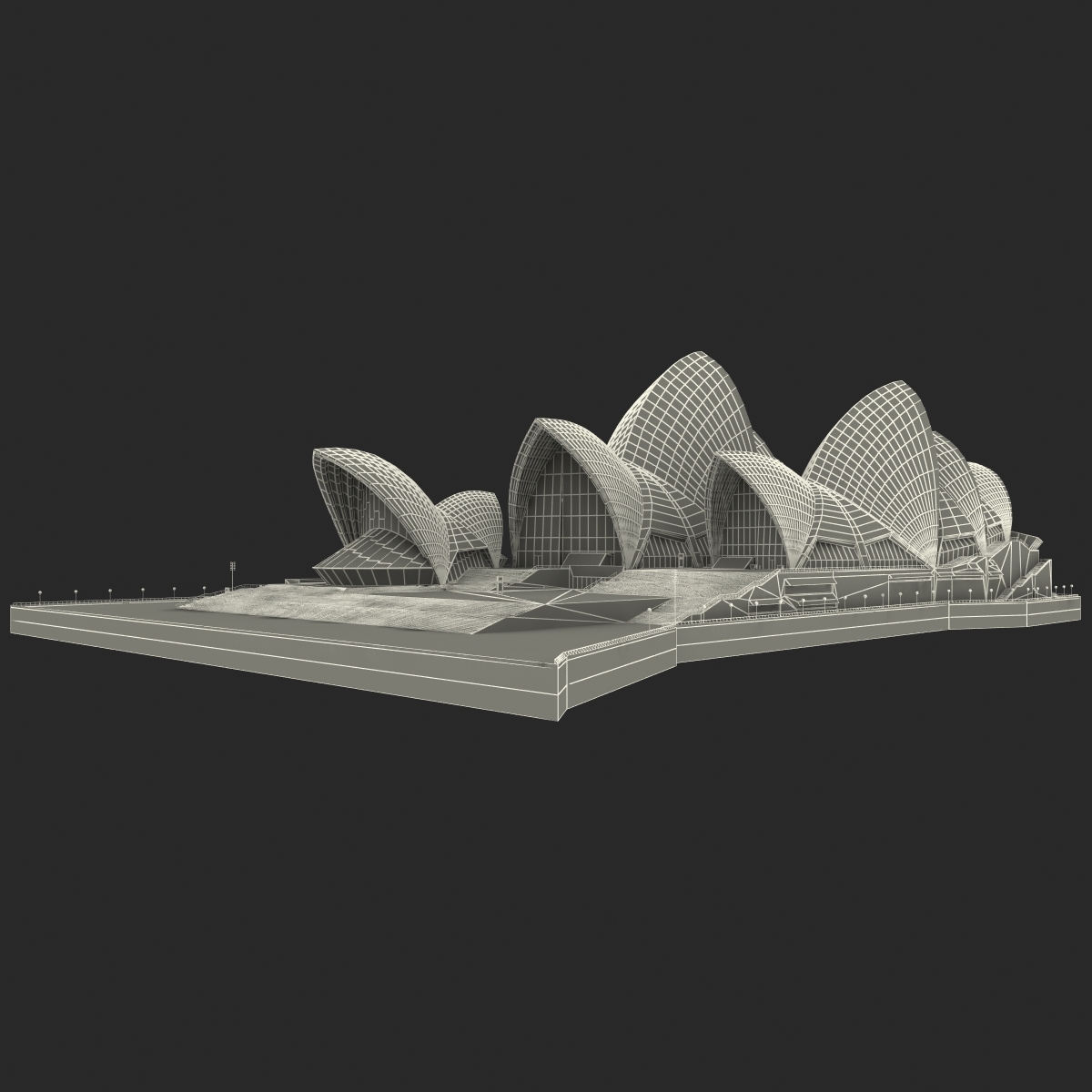 3d model of sydney opera house