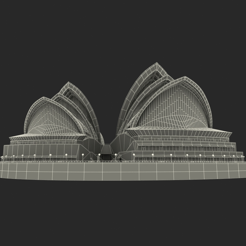 3d model of sydney opera house