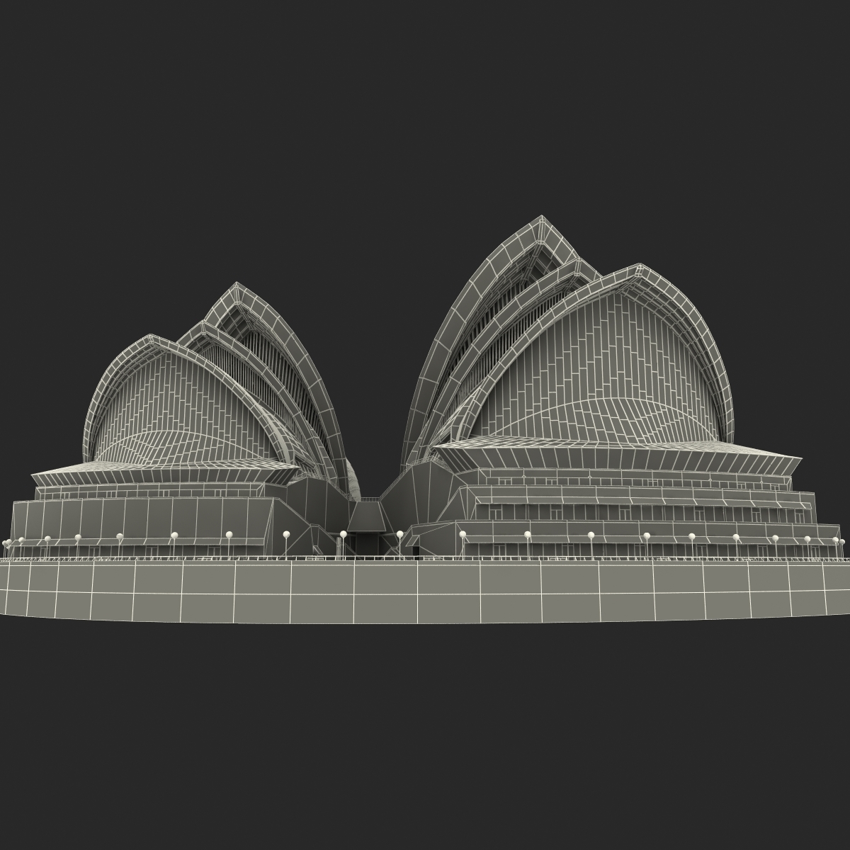 3d model of sydney opera house