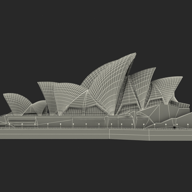3d model of sydney opera house
