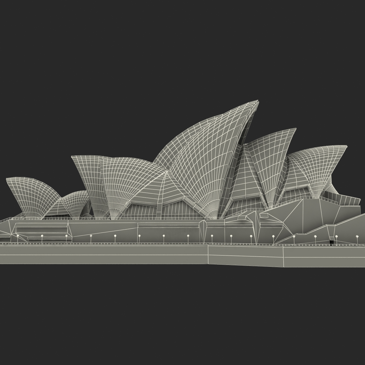 3d model of sydney opera house