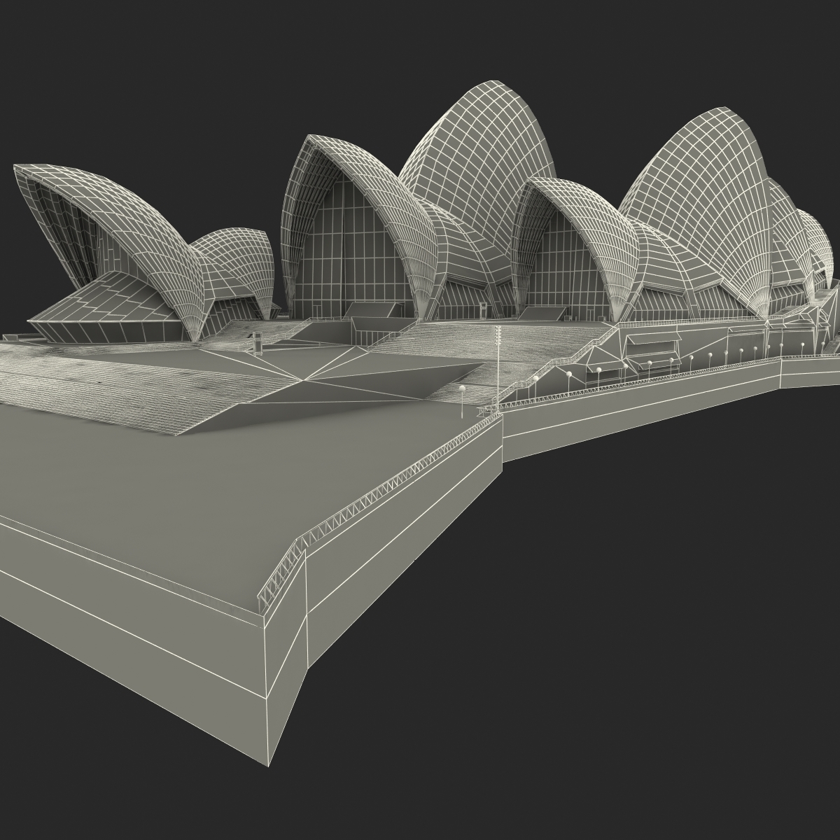 3d model of sydney opera house
