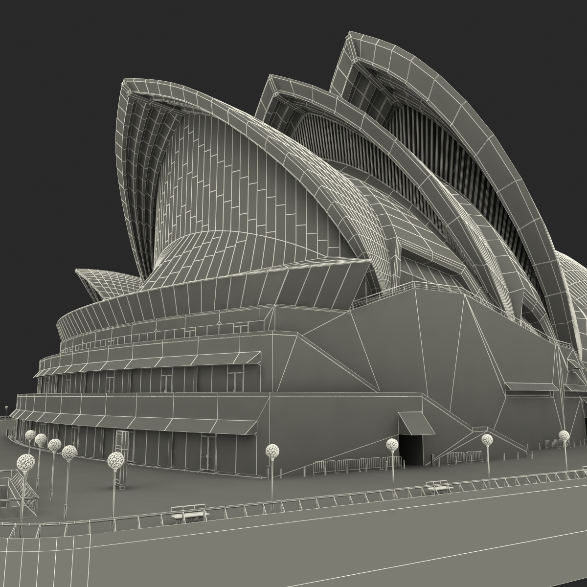 3d model of sydney opera house