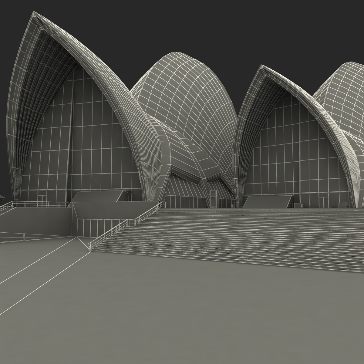 3d model of sydney opera house