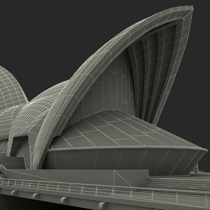 3d model of sydney opera house