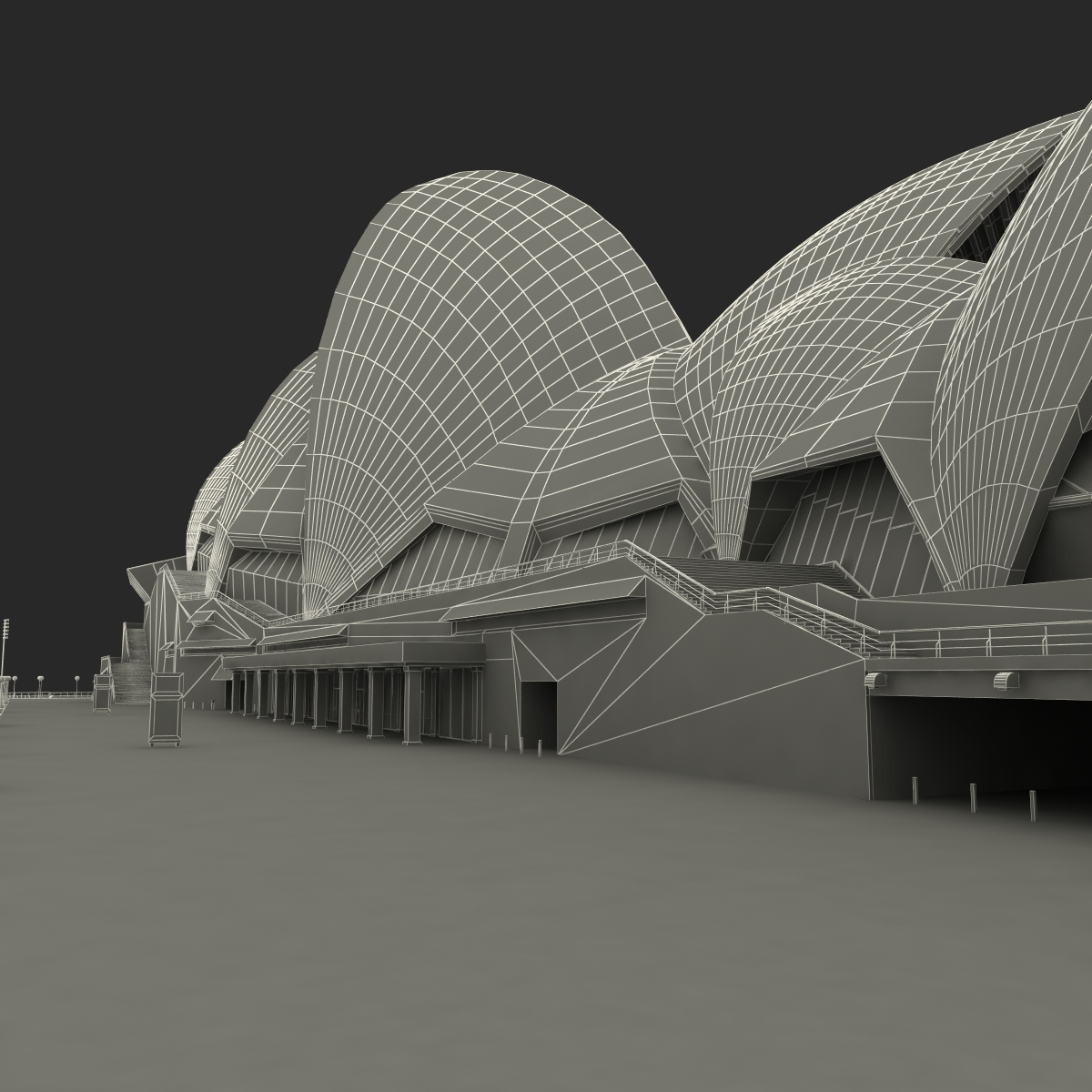 3d model of sydney opera house