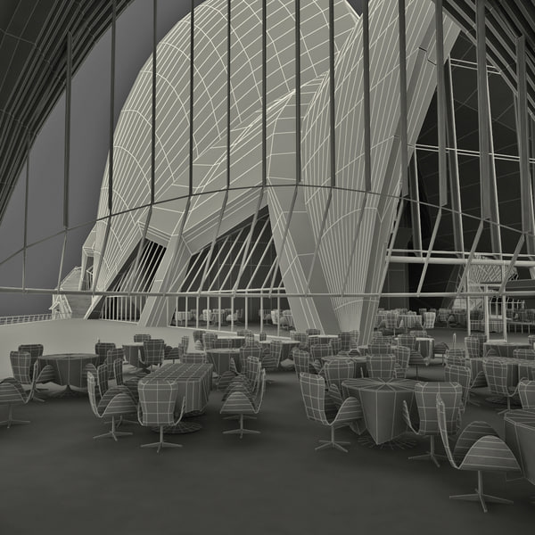 3d model of sydney opera house