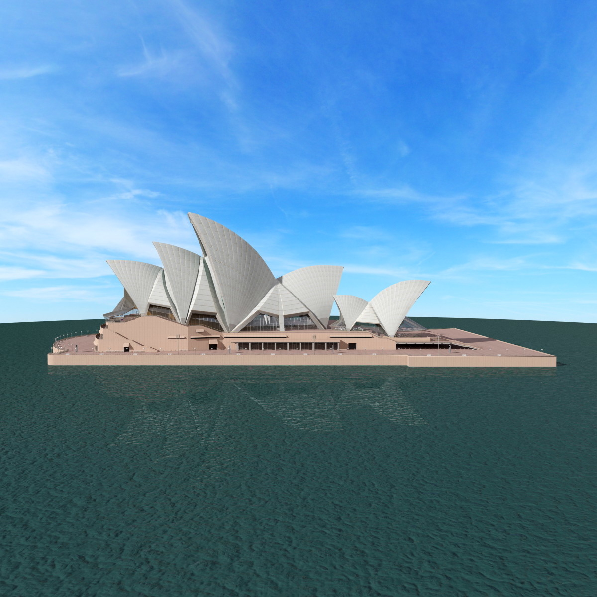 3d model of sydney opera house