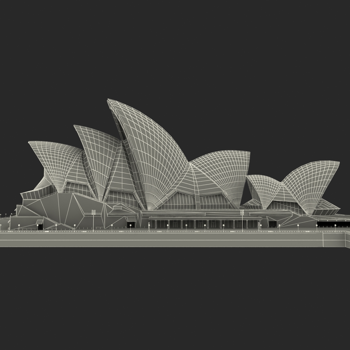 3d model of sydney opera house