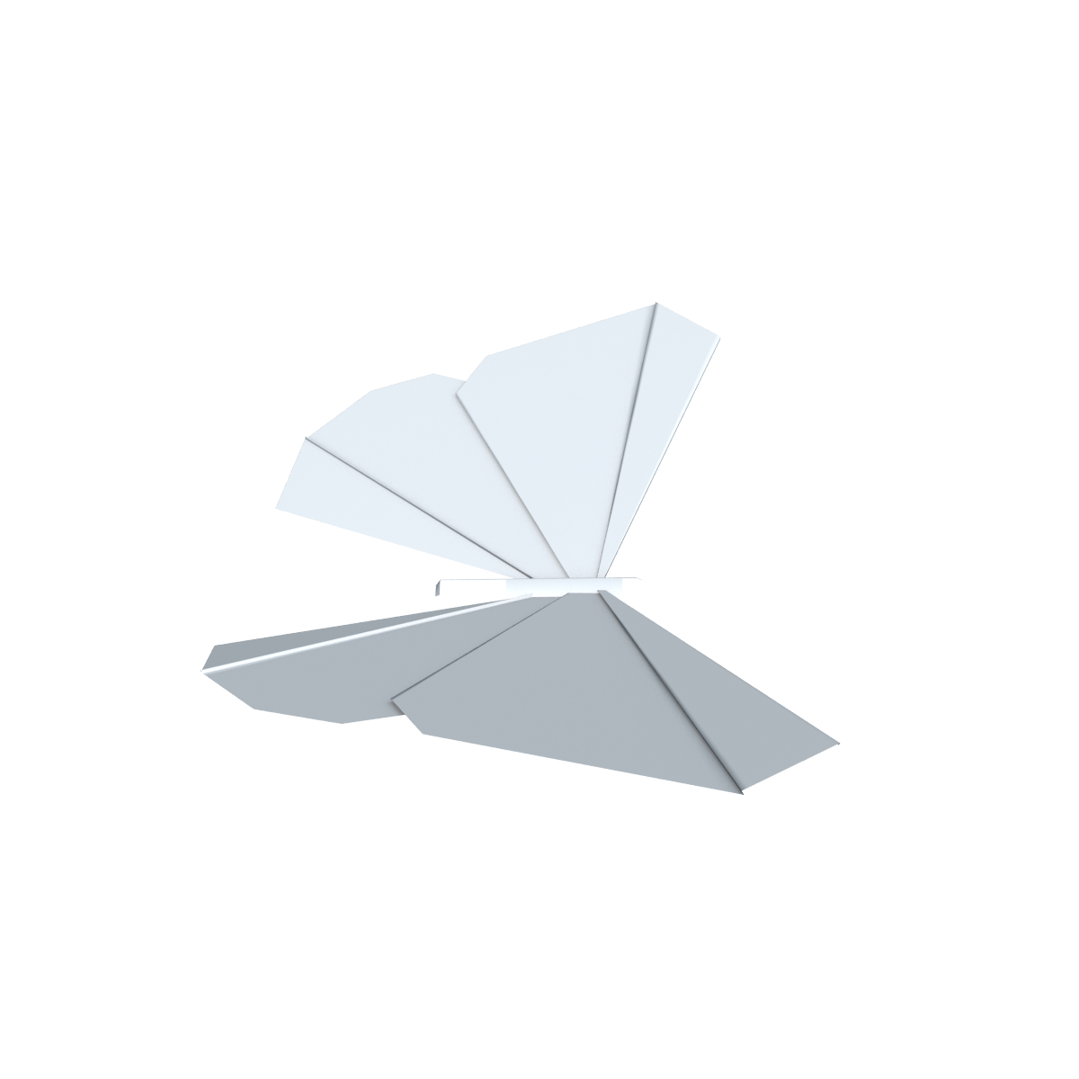 rigged origami butterfly 3d 3ds