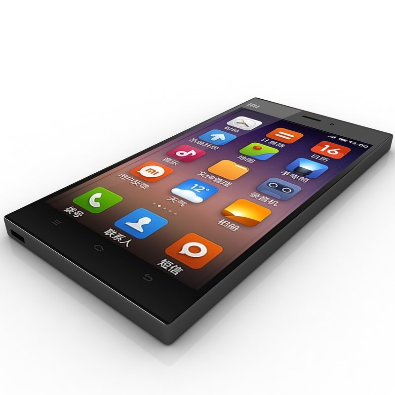 xiaomi mi-3 3d model
