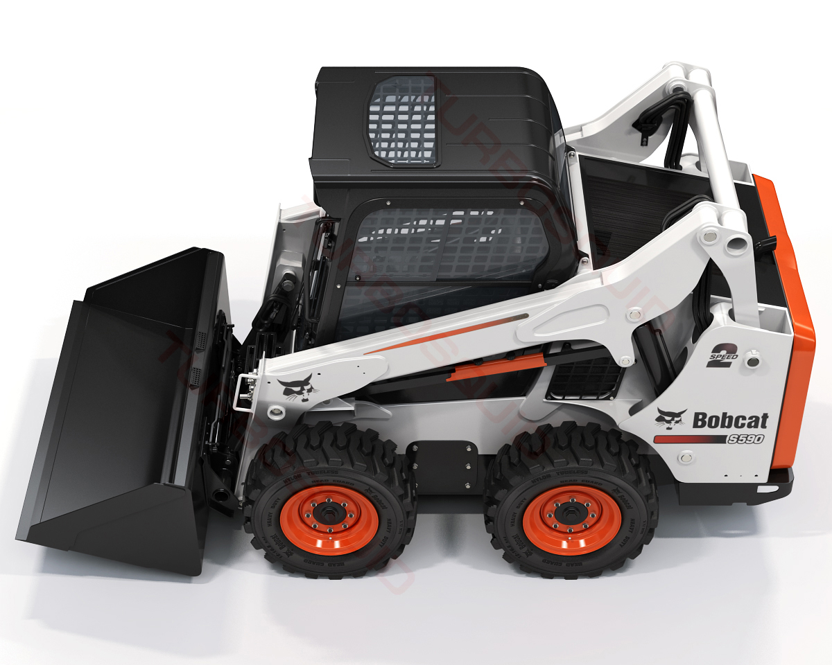 3d loader bobcat s590