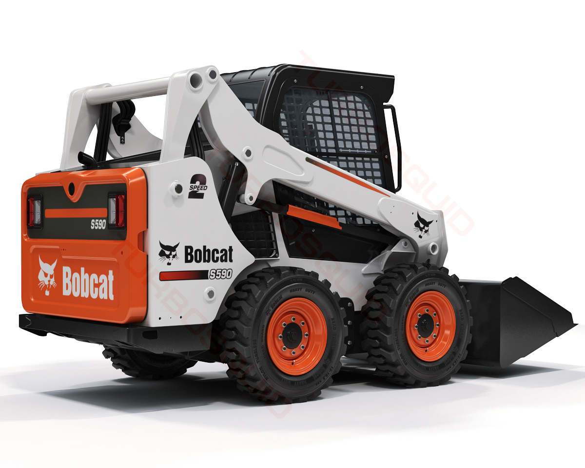 3d loader bobcat s590
