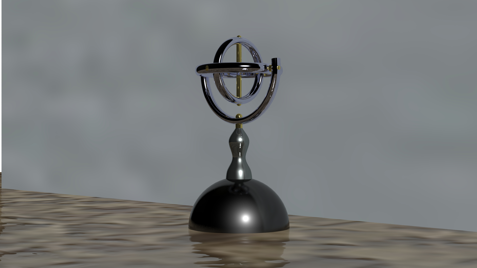 3d gyroscope model