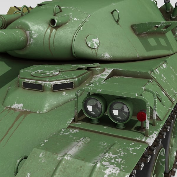 japanese type 74 tank 3d model