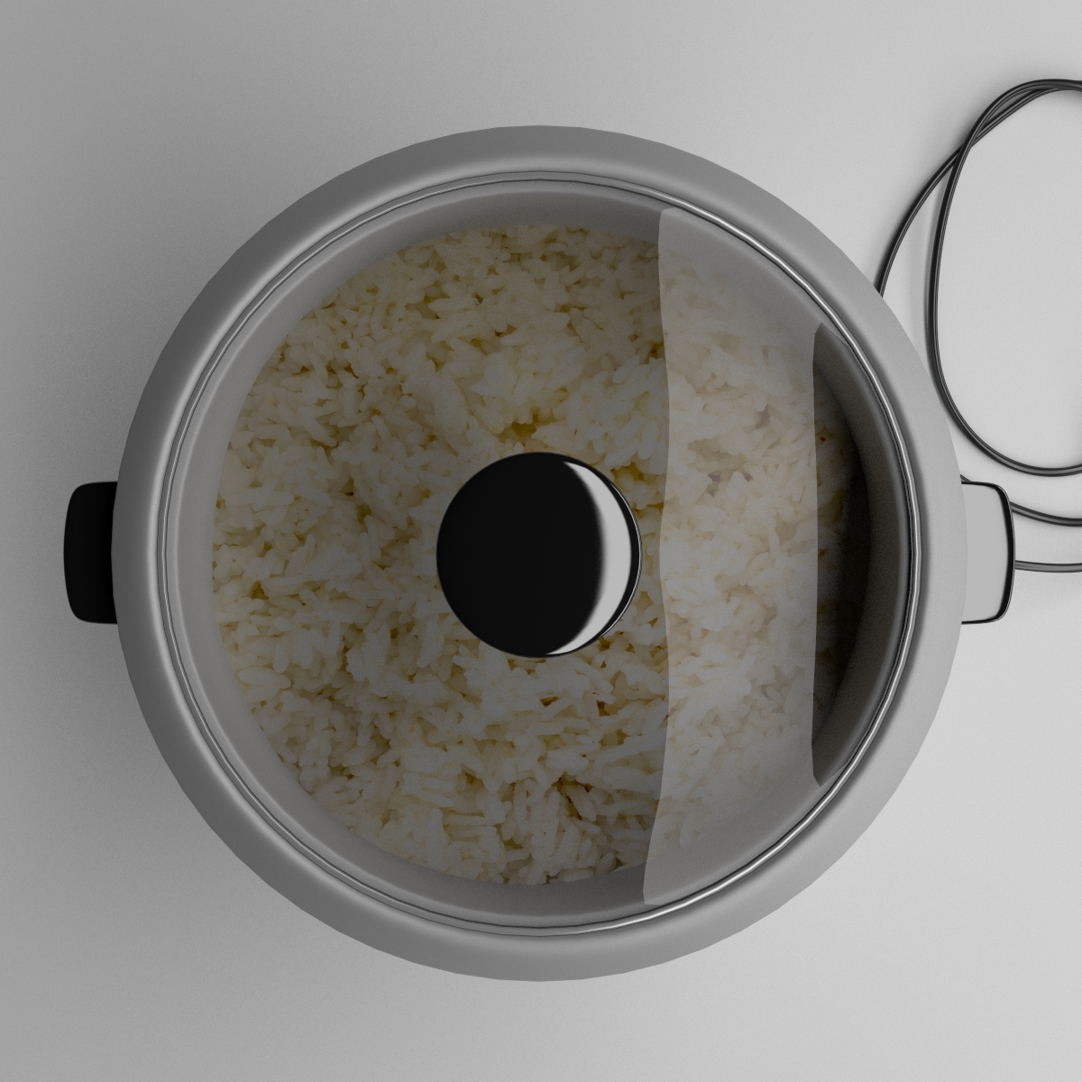 rice cooker 3d model