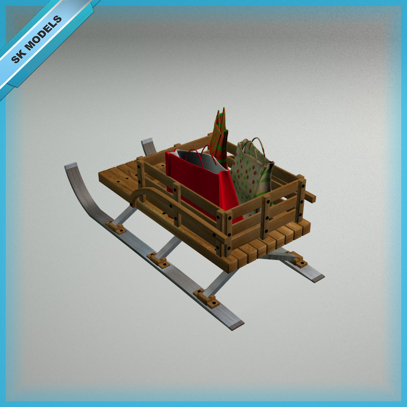 snow sledge christmas max