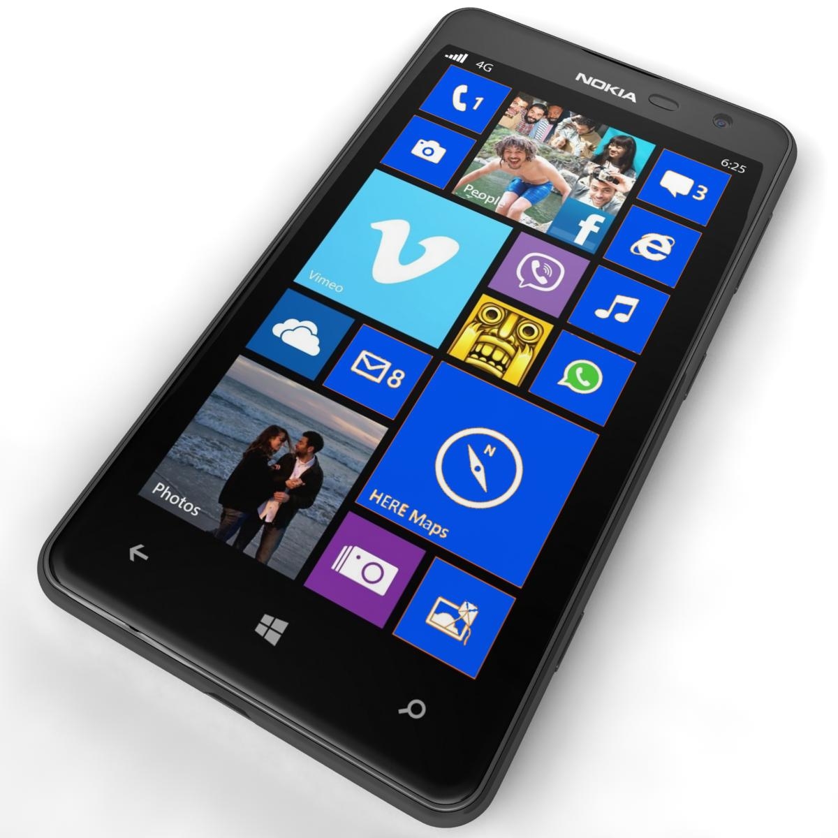 3dsmax nokia lumia 625 black