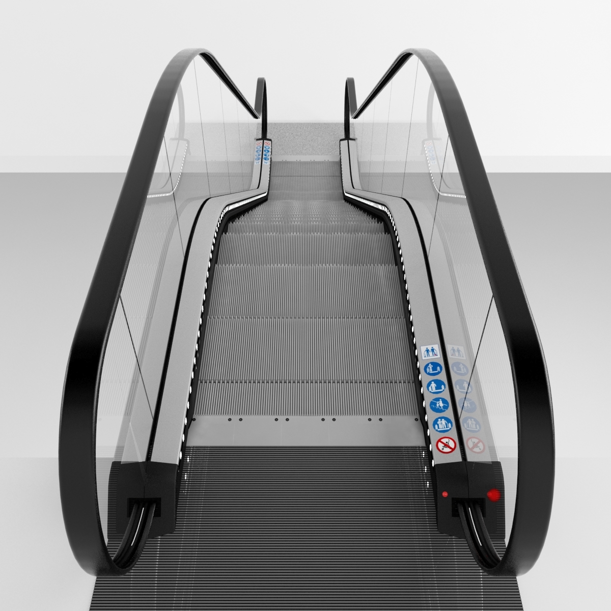 3d escalator 3m model