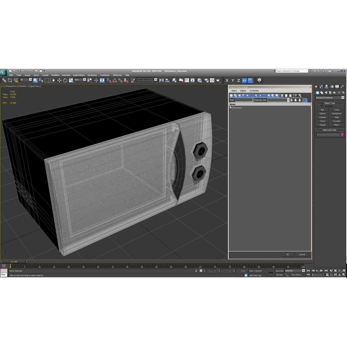 3d model microwave