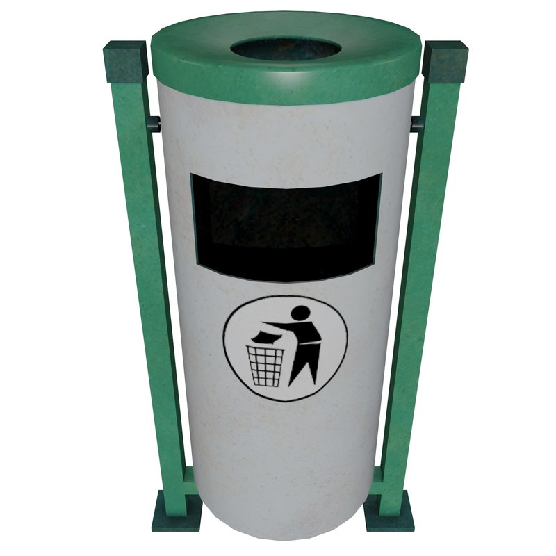 3d dustbin m-01