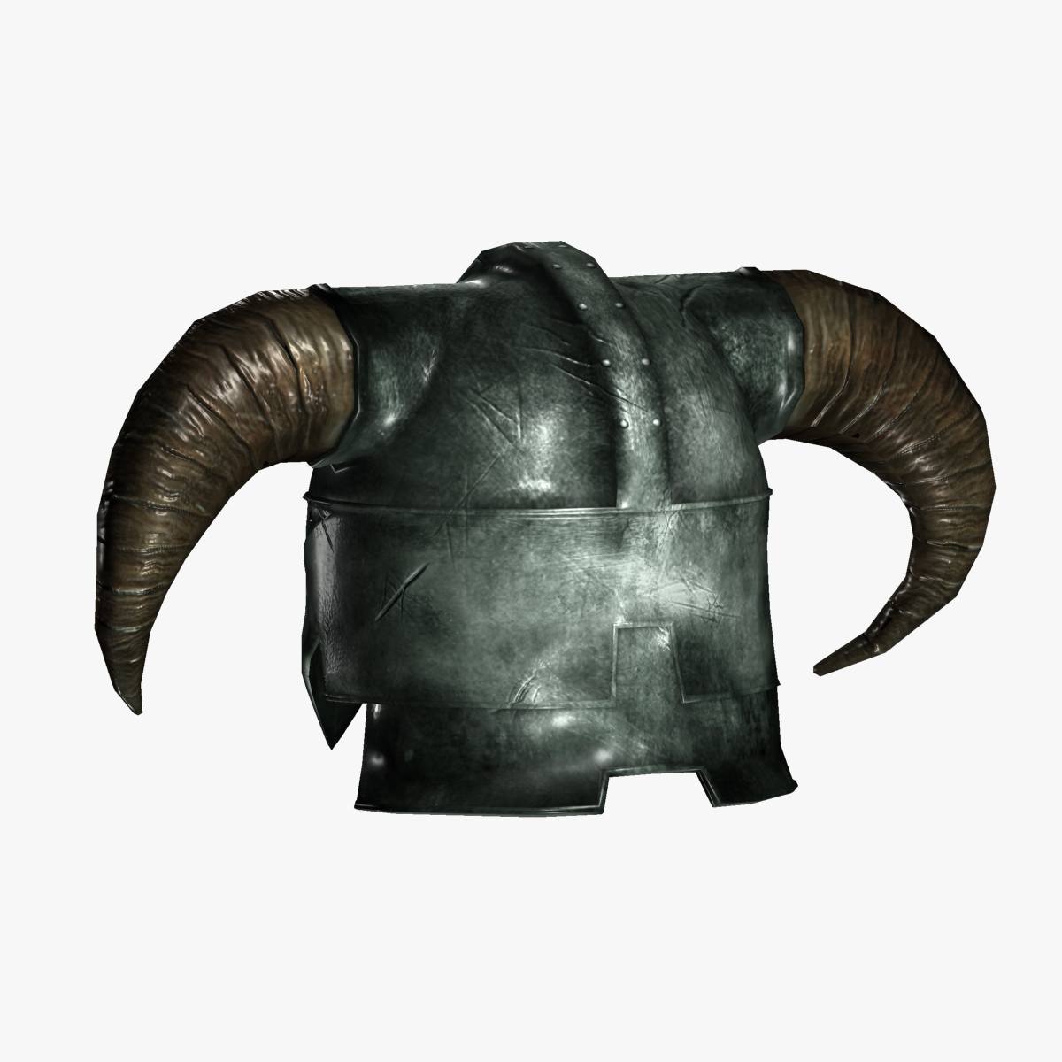 fantasy horned helmet 3d model