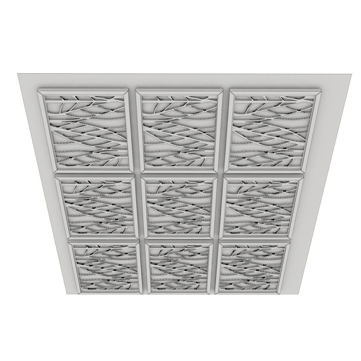 3d ceiling panel model