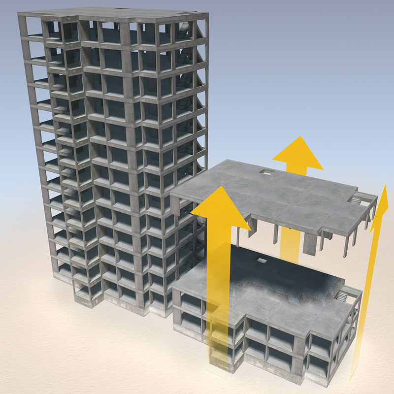 building construction 3d model