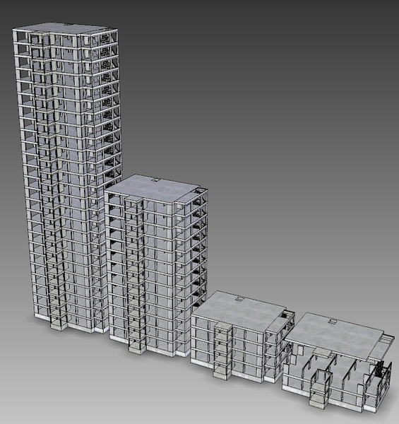 building construction 3d model