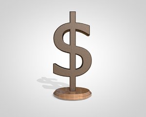 Dollar Sign 3D Models for Download | TurboSquid