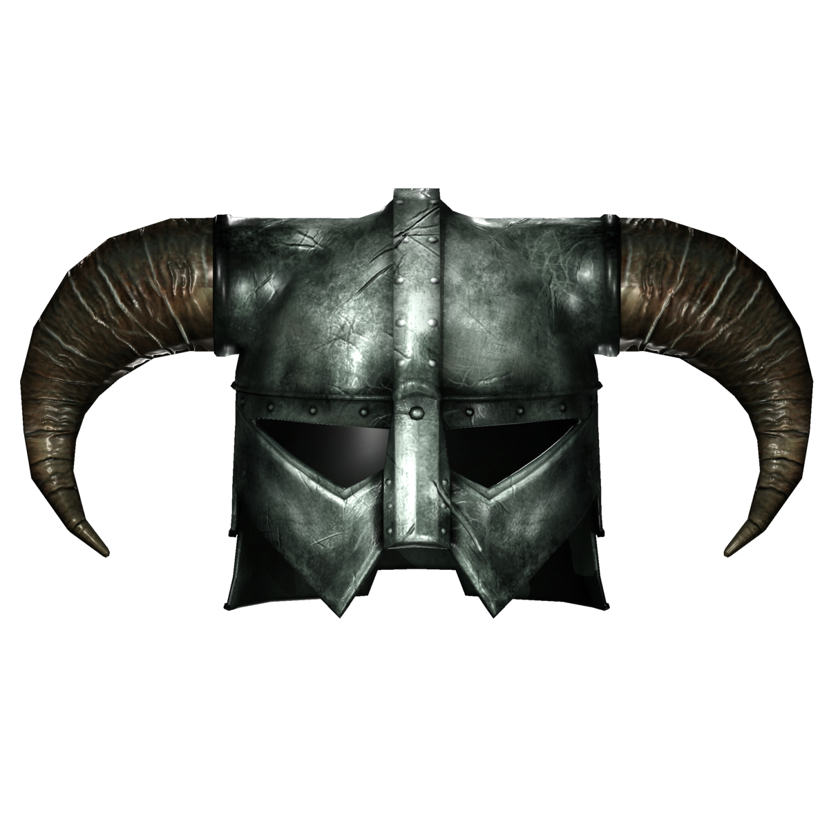 fantasy horned helmet 3d model