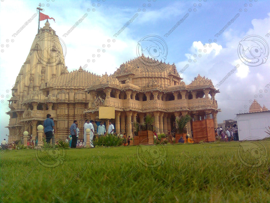 3d model somnath temple