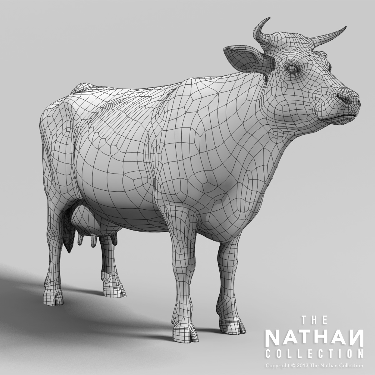 3ds max holstein cow fur