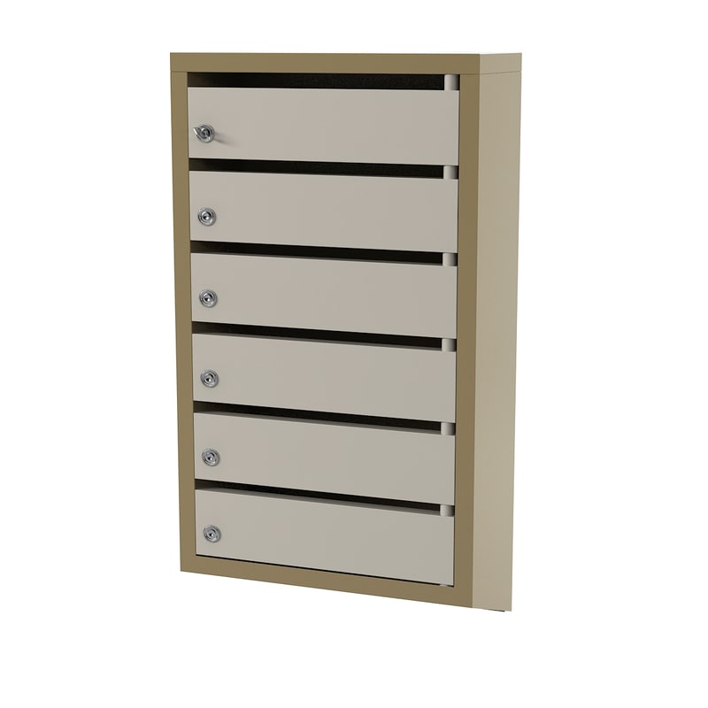 3d post box postal model