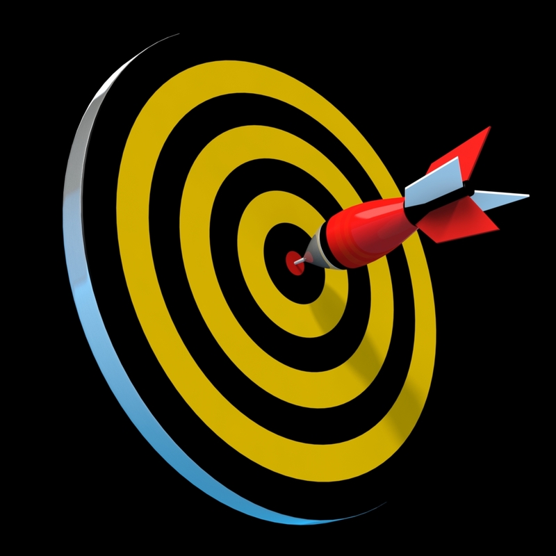 3d cartoon dartboard dart model