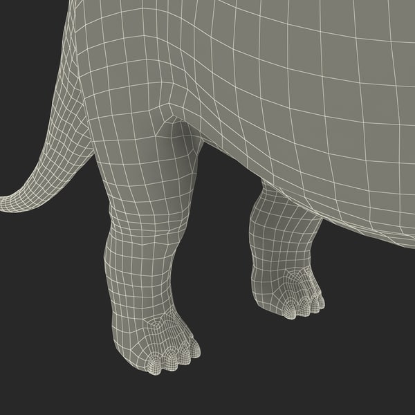 brontosaurus prehistoric dinosaur 3d model