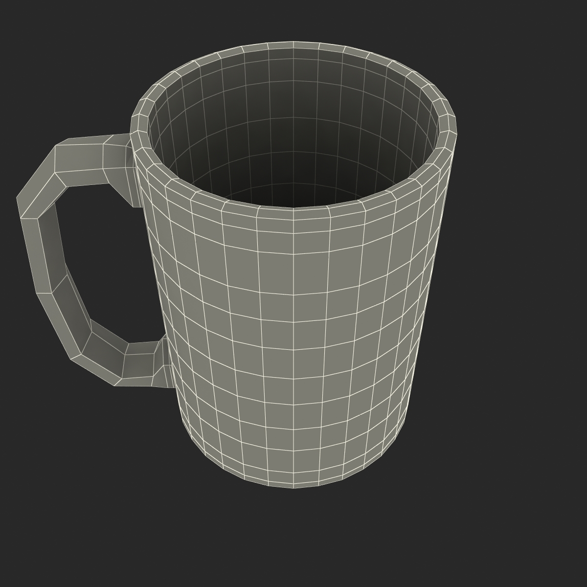 coffee mug 3d max