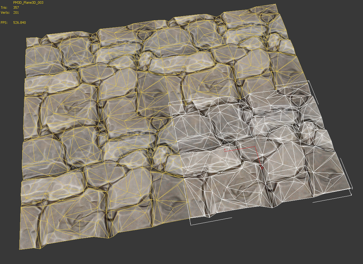 maya tileable stone pavement
