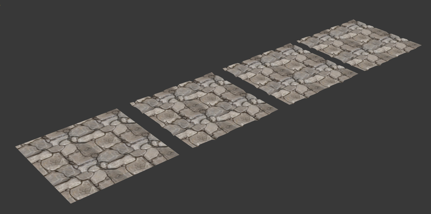 maya tileable stone pavement