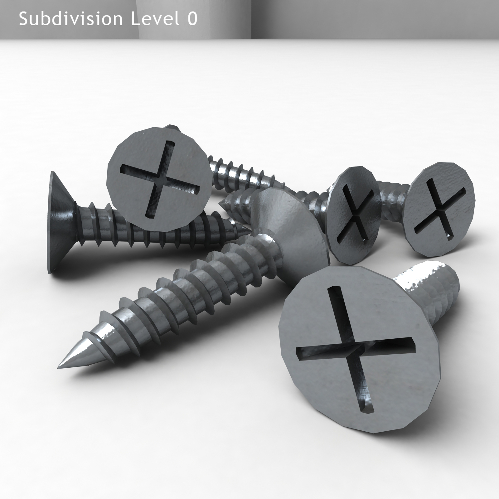 3d model screws b