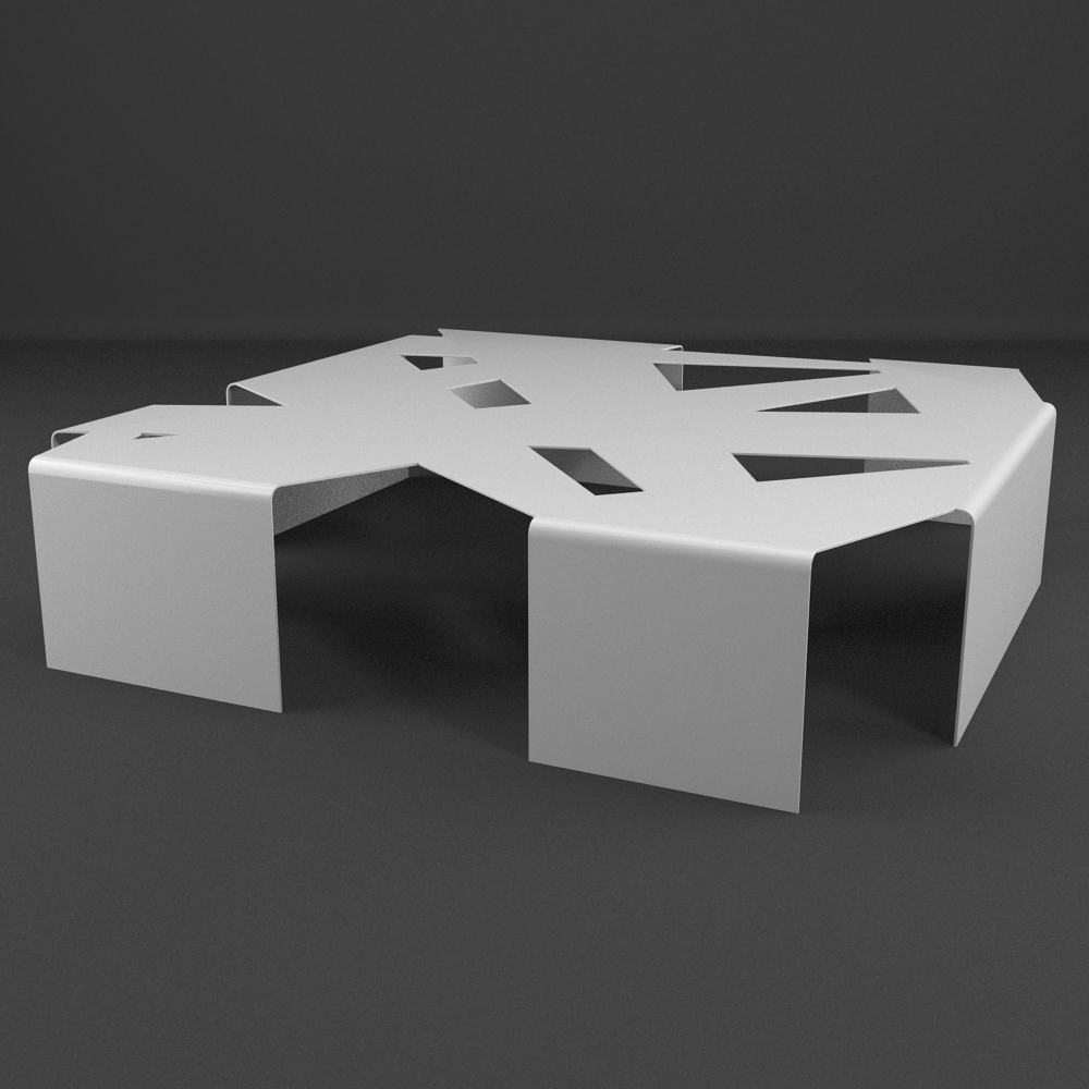 3d model of intersection table design