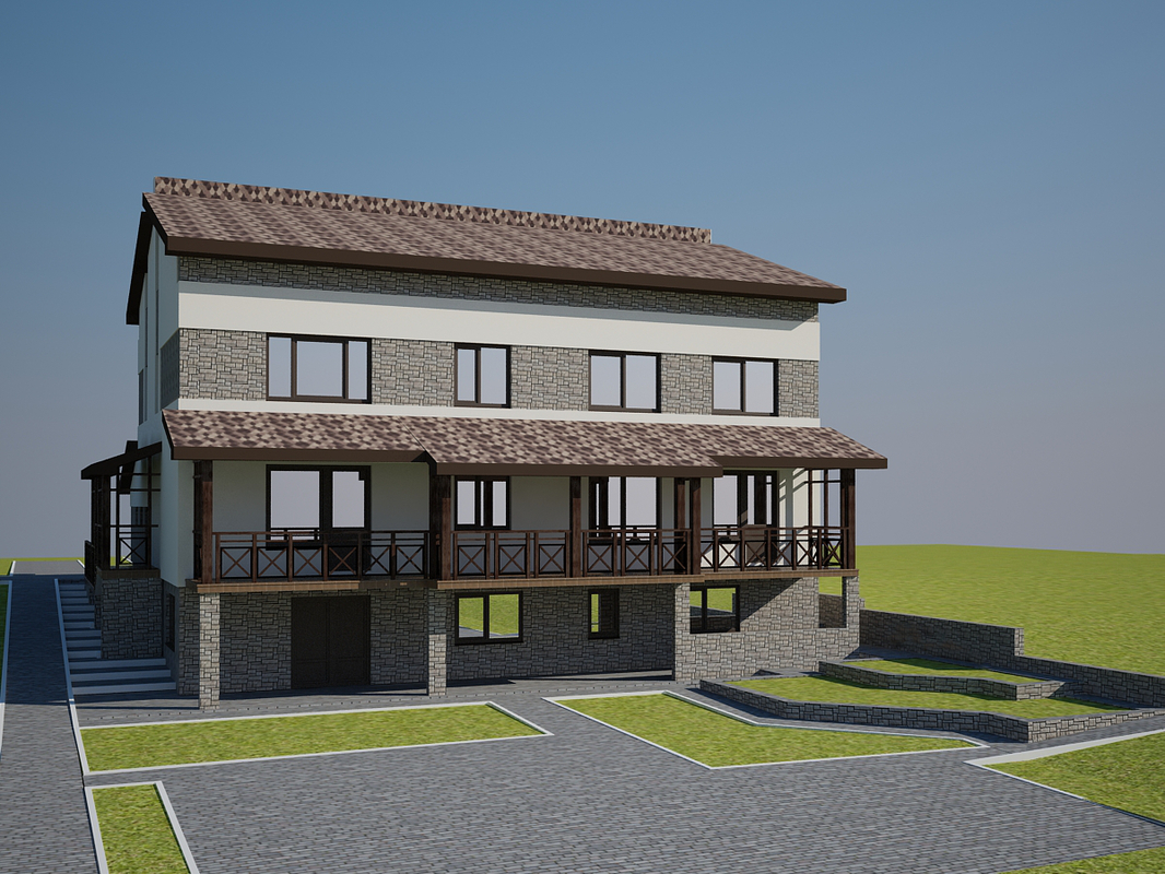 house 3d max