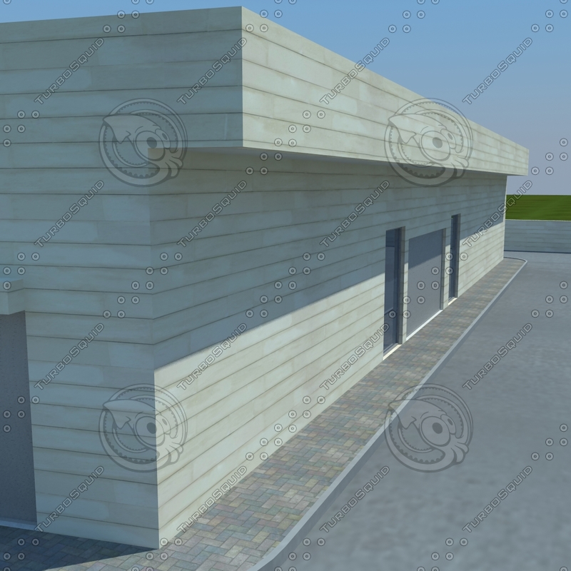 3d model factory building